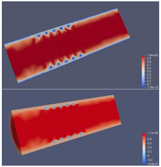 Multi-domain modeling and simulation of blood solutes and elution in ...