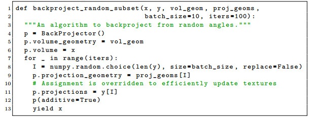 ASTRA kernelkit: GPU-accelerated projectors for computed tomography using cupy