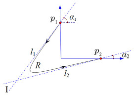 Limit cycles in planar piecewise linear systems of saddle-saddle type with a nonregular ...