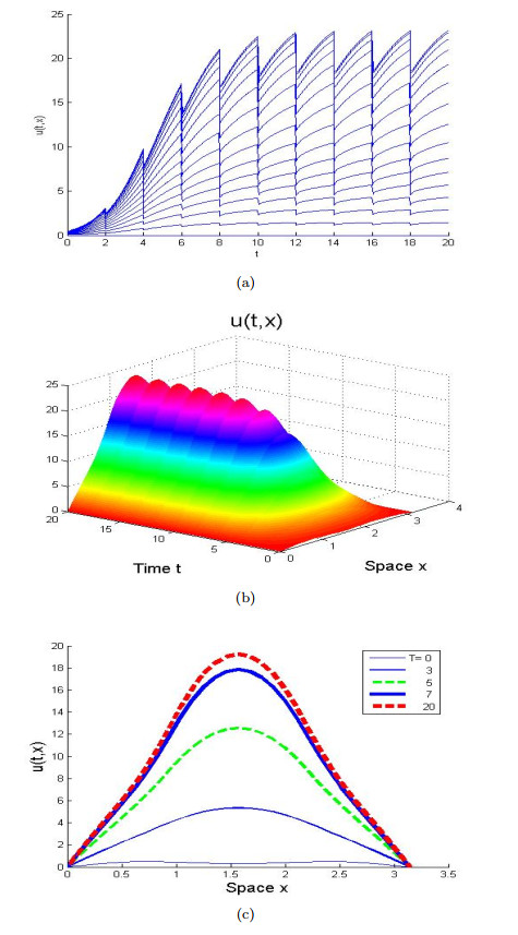 Extinction, persistence and growing in a degenerate logistic model with impulses