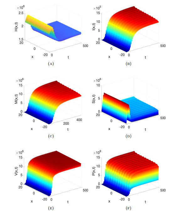 Spatiotemporal dynamics of a reaction-diffusion schistosomiasis model ...