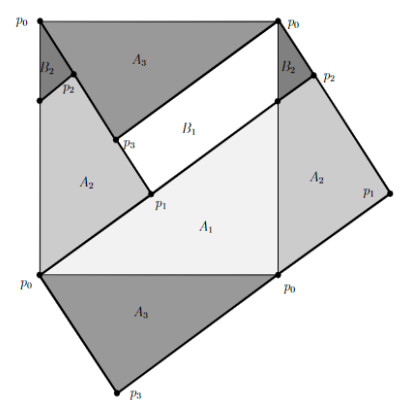 A simple example of pathological foliations in skew-product diffeomorphisms