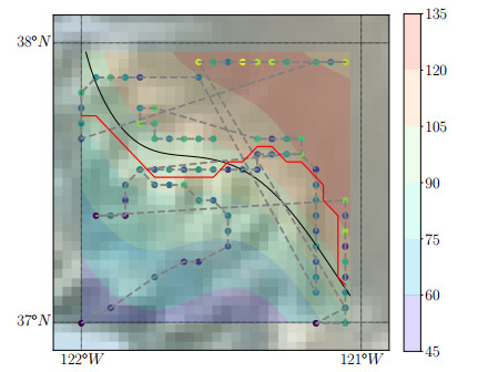 A finite-horizon approach to active level set estimation