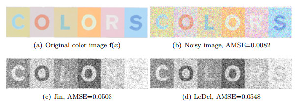 A multi-tasking novel variational model for image decolorization and denoising