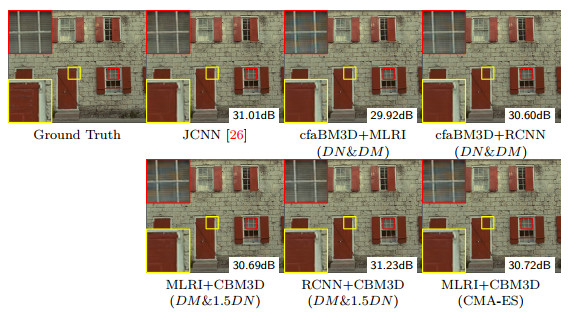 How to best combine demosaicing and denoising?
