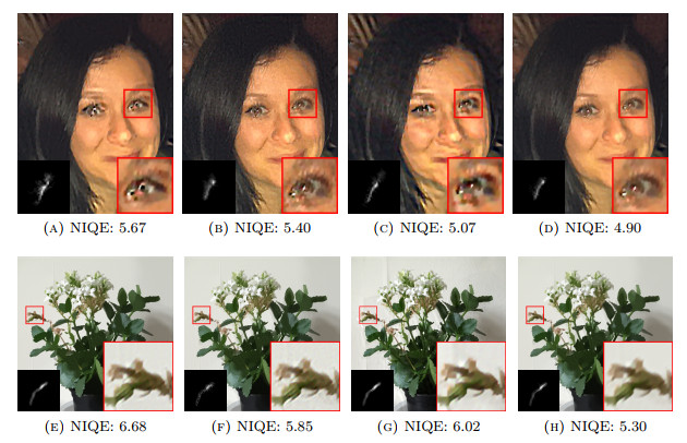 Blind image deblurring using kernel error for p -shrinkage operator optimization model