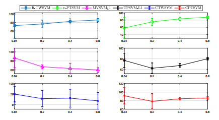 Robust capped L1-norm projection twin support vector machine