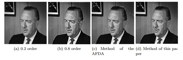 Image enhancement algorithm using adaptive fractional differential mask technique